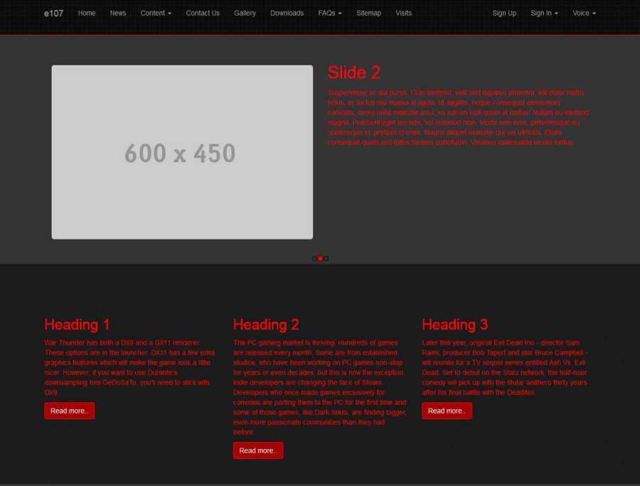 Plugin & Themes | e107 Bootstrap CMS Open Source