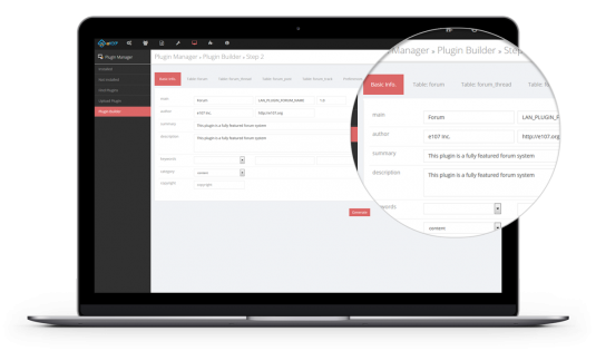 e107 Bootstrap CMS Open Source